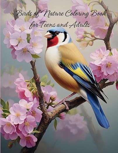 Amazon.com: Birds of Nature Coloring Book for Teens and Adults: For ...