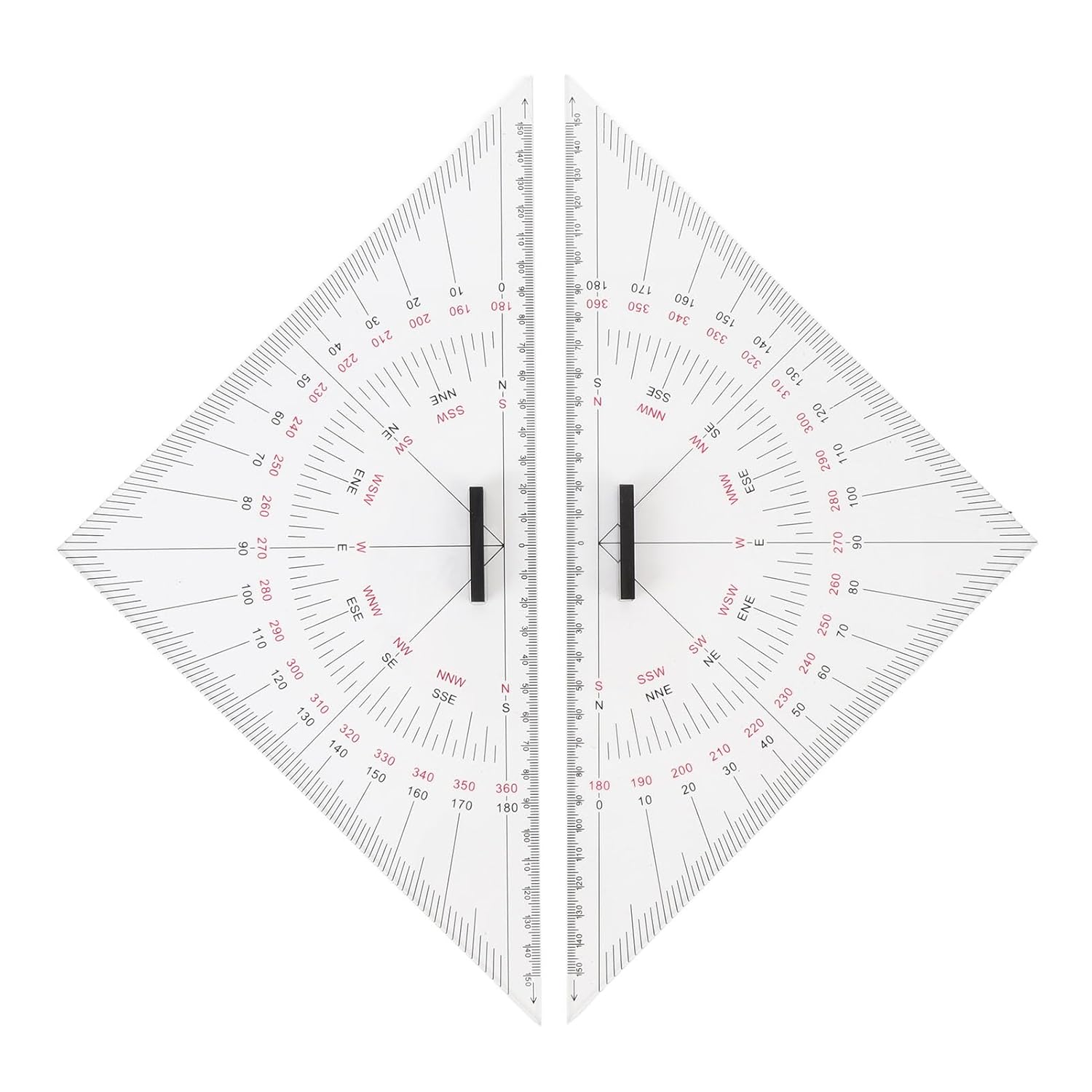 Amazon.com: CHEOTIME Chart Drawing Triangle Ruler, Acrylic Marine ...