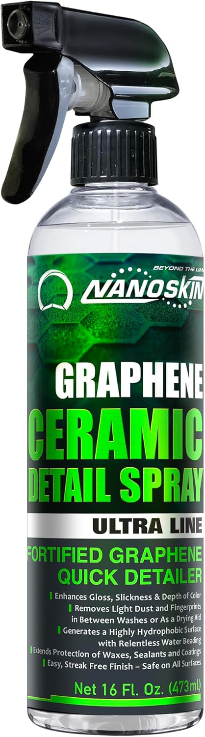 Amazon.com: Nanoskin Graphene Ceramic Detail Spray 16 oz – Hydrophobic ...