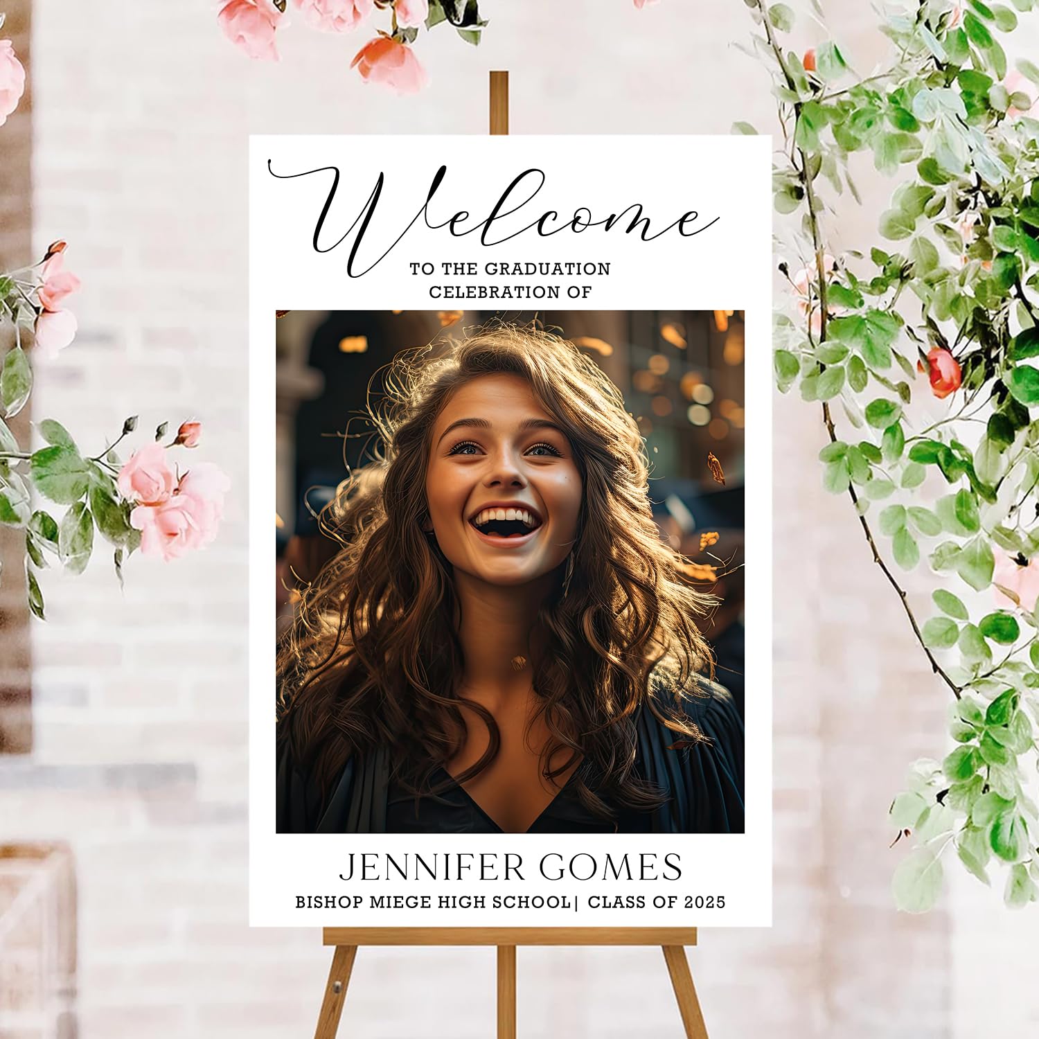 Amazon.com : Minimalist Graduation Welcome Sign, Graduation Welcome ...