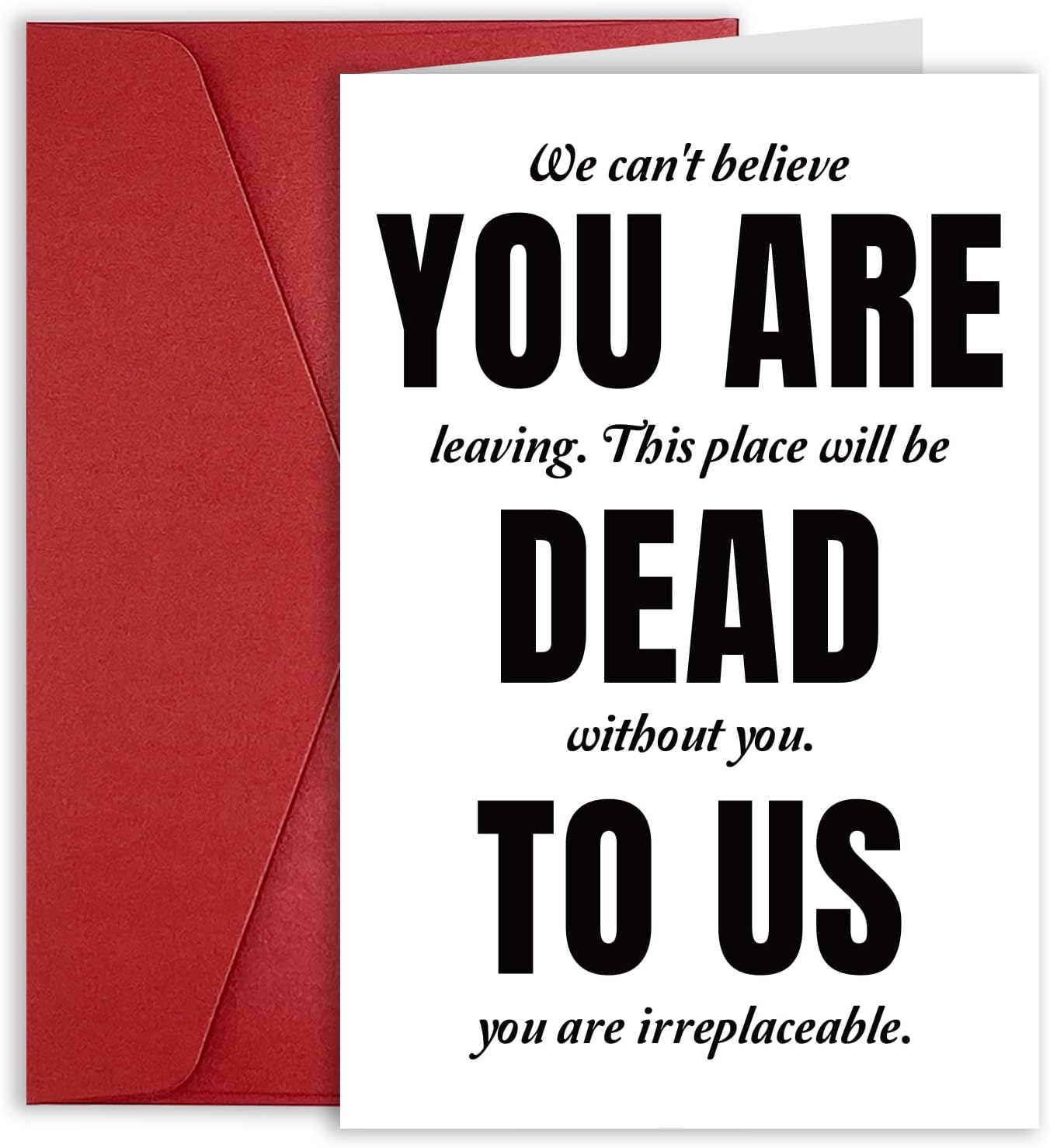 Amazon.com : Bhiosng Funny Coworker Leaving Farewell Card, Cute ...