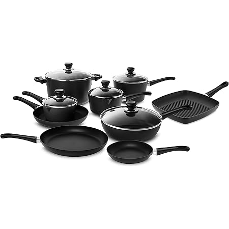Amazon.com: Scanpan Classic Cookware Sets 11 pc. Deluxe Cookware Set ...
