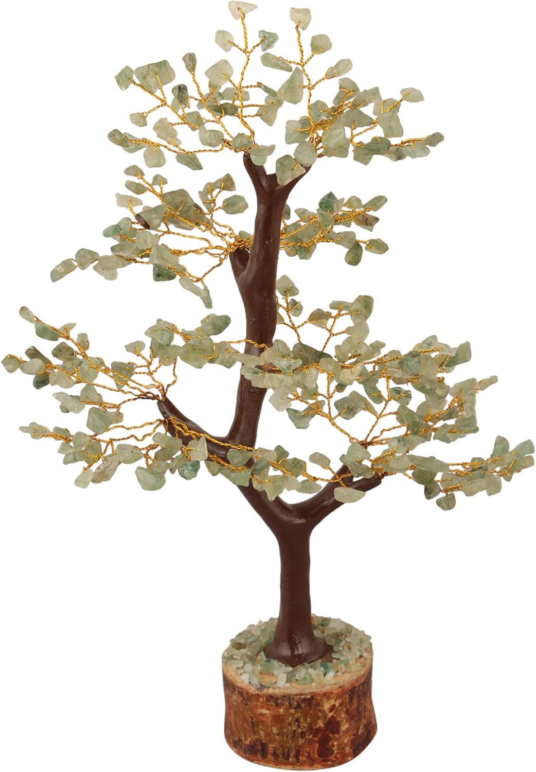 Green Jade Chakra Tree of Life - Crystal Tree for Positive Energy, Feng ...