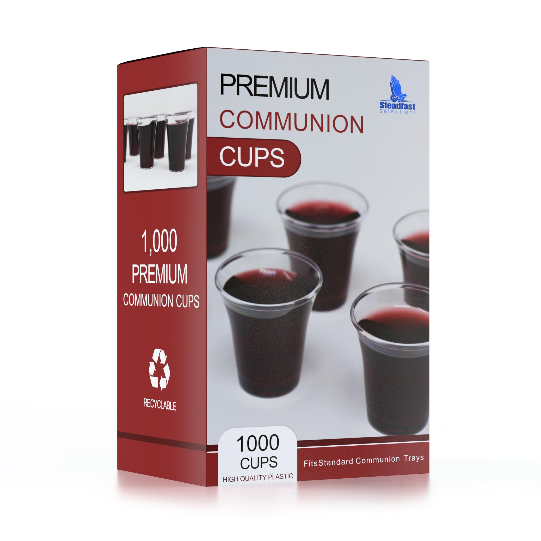 Amazon.com: Steadfast Selections Bulk Premium 1000 Plastic Communion ...