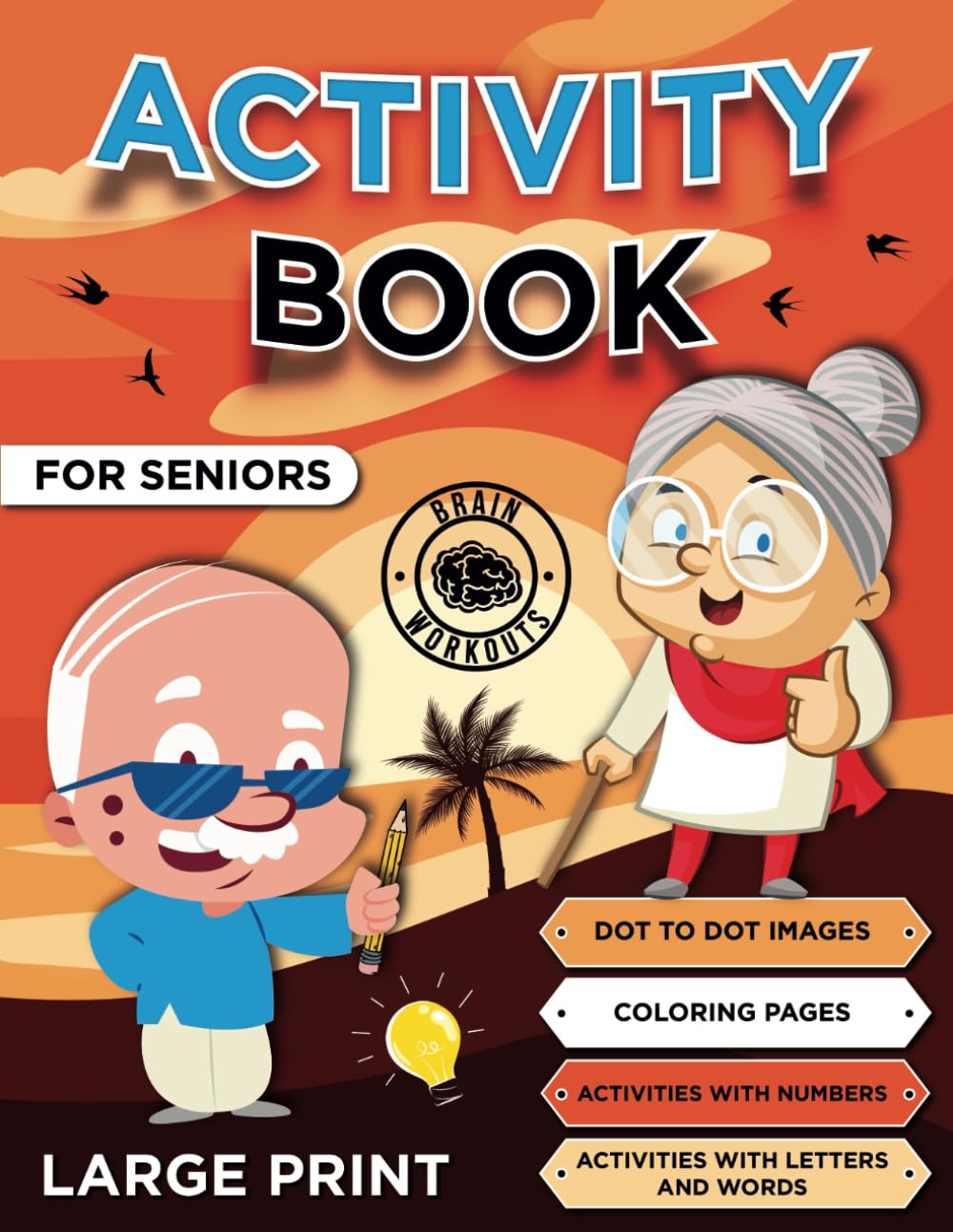 Activity Book for Seniors: Easy Activities for Adults with Dementia ...