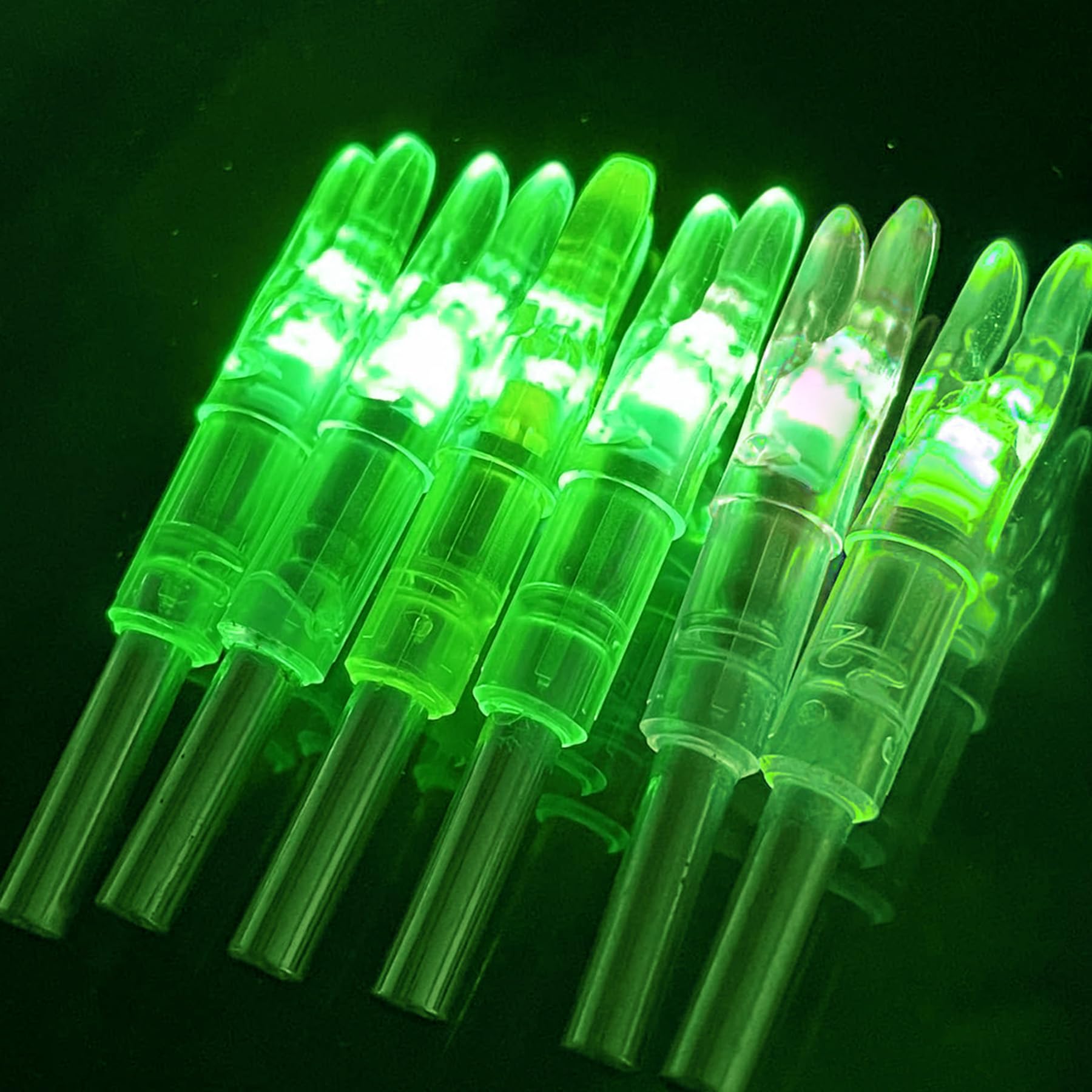 Snapklik.com : KEAUP 12-Pack Or 6-Pack S Lighted Nocks For Arrows .244/ ...