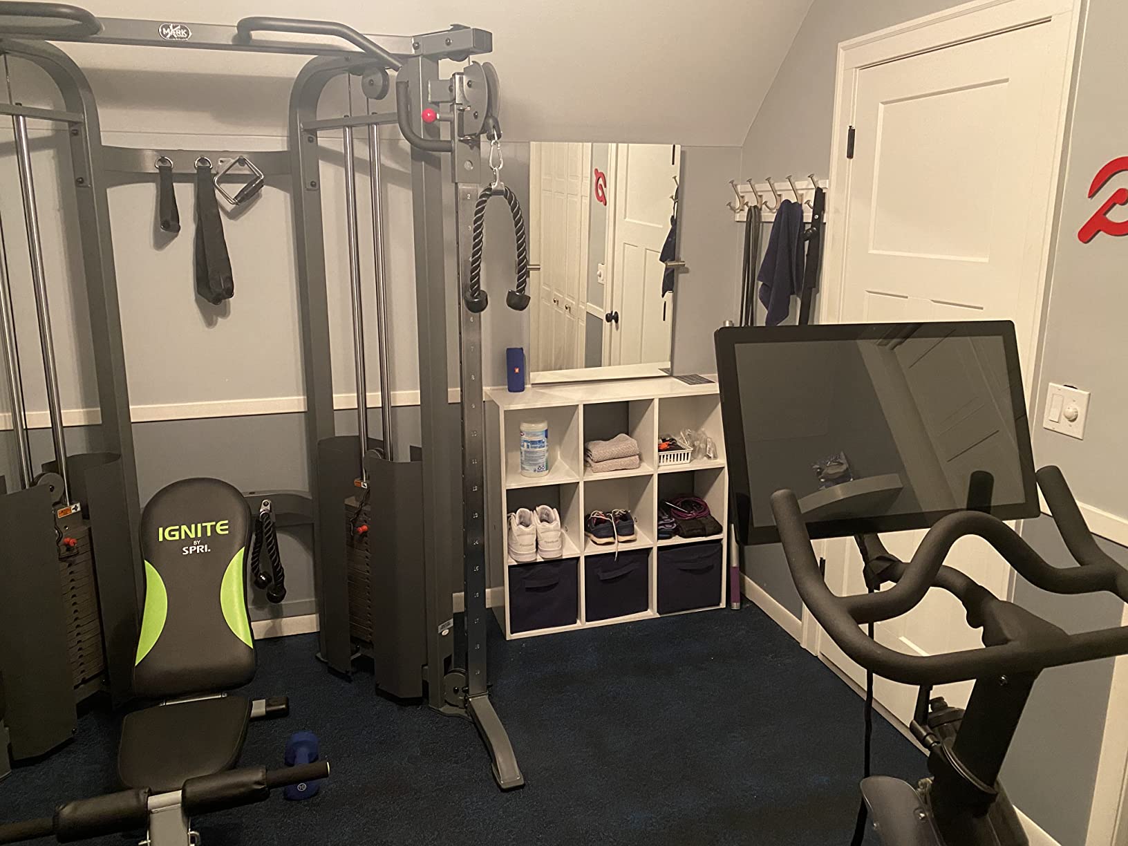 $117/mo - Finance XMark Home Gym Functional Trainer Cable Machine, Dual ...