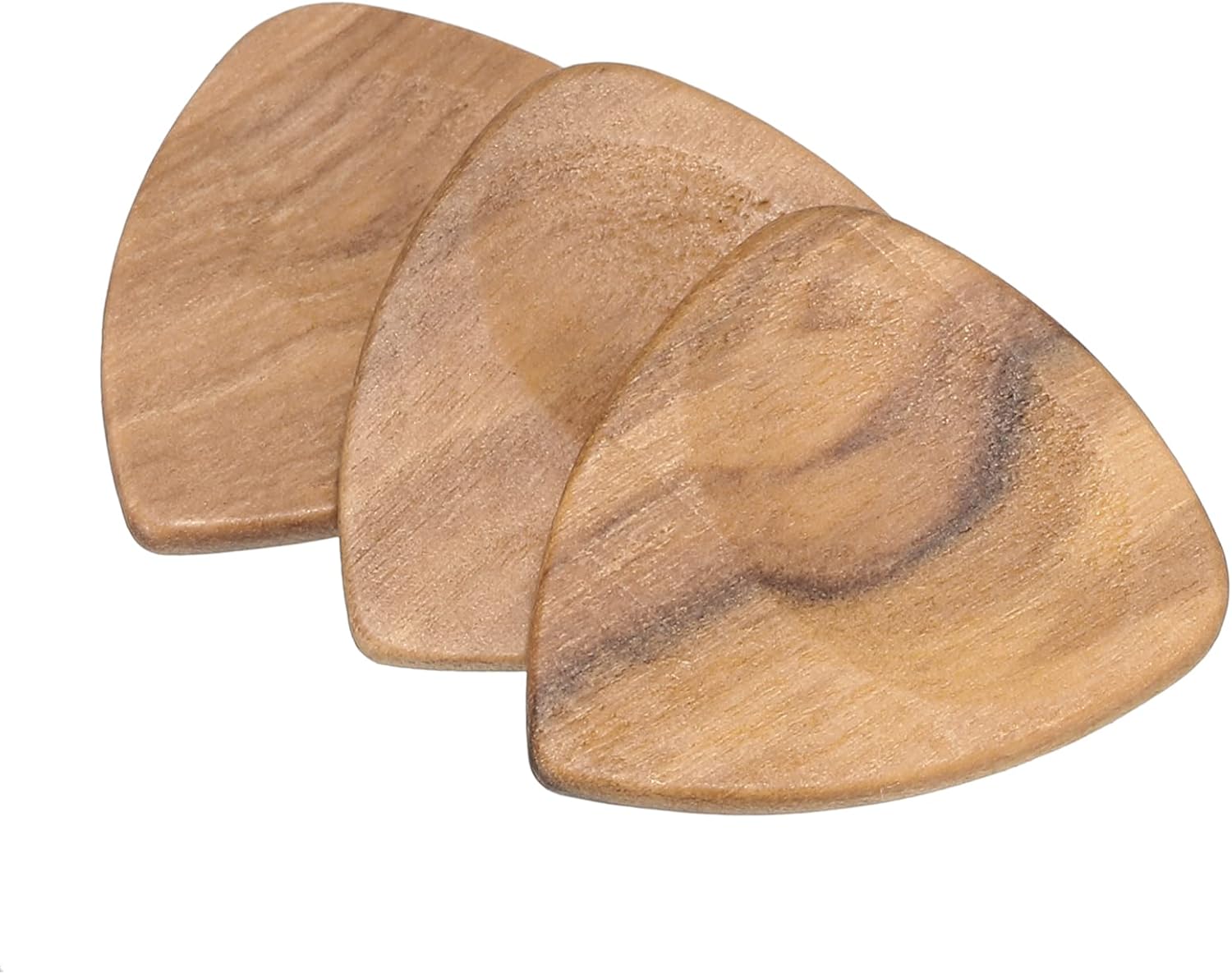 Amazon.com: MECCANIXITY Guitar Picks 2.6mm Thickness Olive Wood Color ...