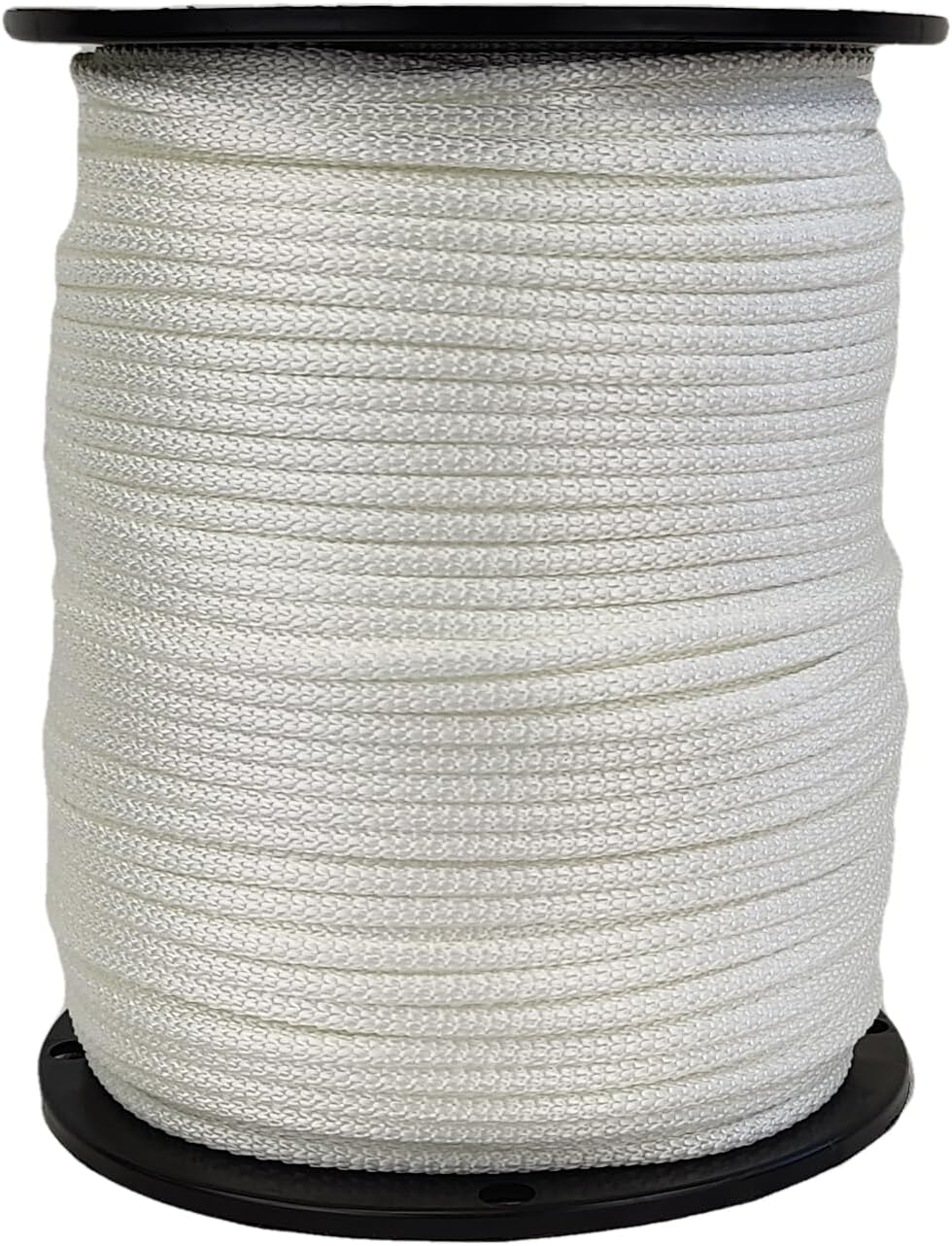 3/16 inch White Dacron Polyester Rope - 500 Foot Spool | Solid Braid ...