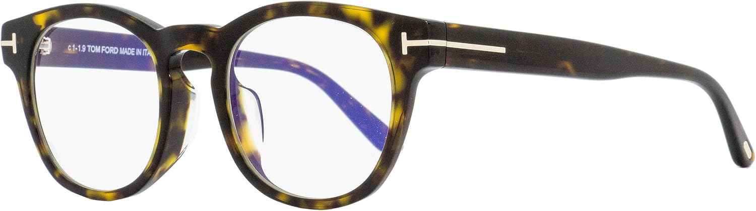 Amazon.com: Eyeglasses Tom Ford FT 5543 -F-B 052 Shiny Dark Havana ...