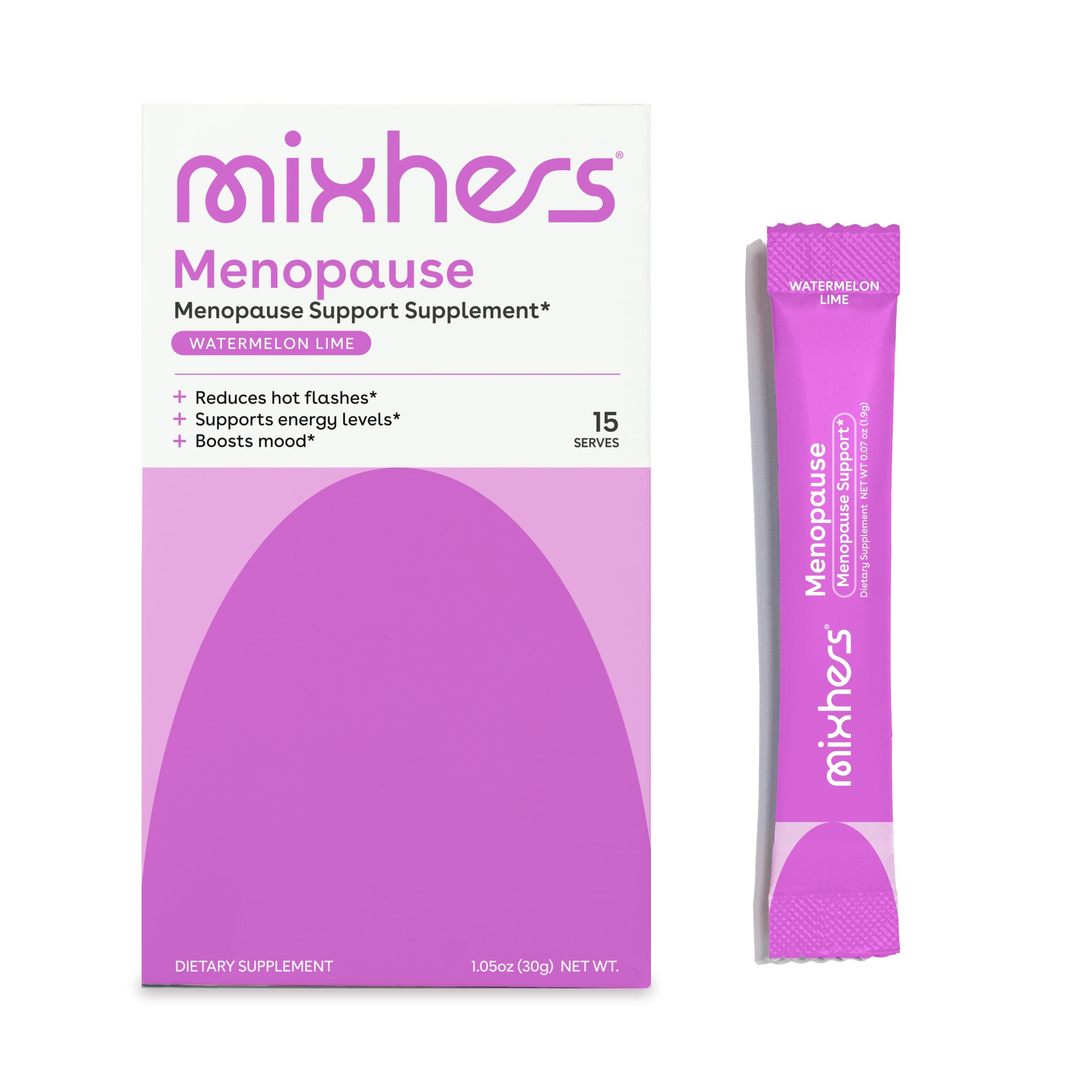 Amazon.com: Mixhers Menopause - Menopause Support Drink Mix - Women's Menopause Supplements ...
