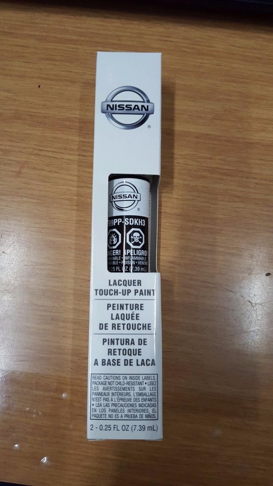 Amazon.com: Nissan (Pearl White, QAB Touch Up Paint + Clear Coat Pen ...