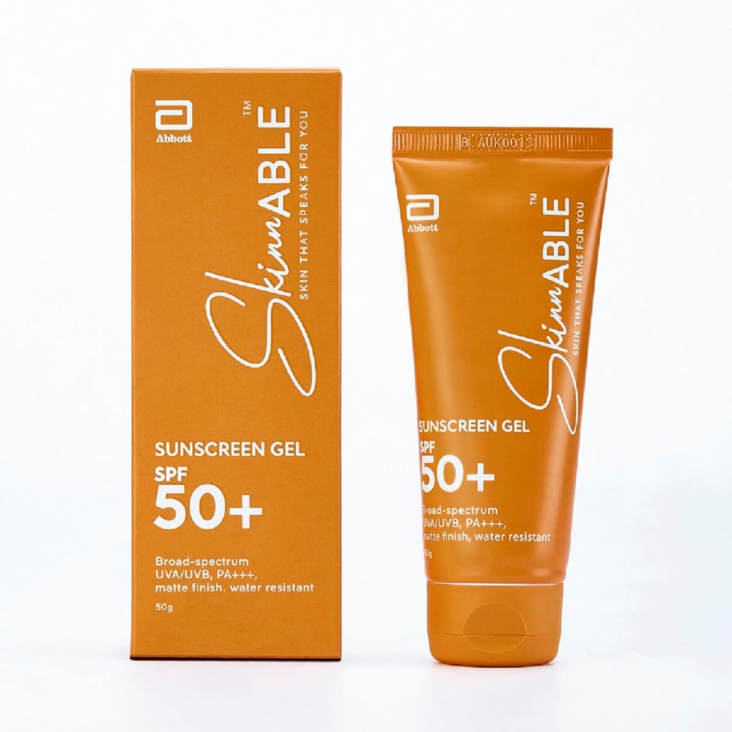 Skinnable Sunscreen Gel SPF 50+, 50 g | Abbott’s Skincare | Broad ...