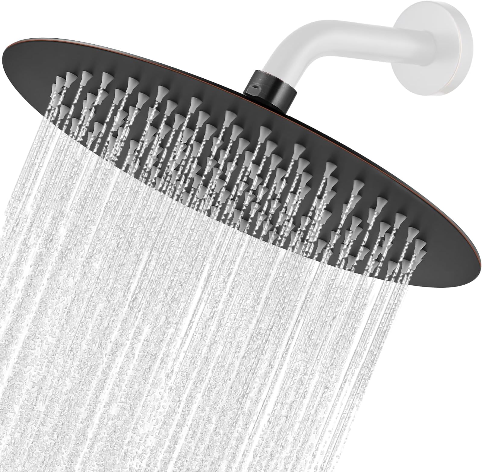 KZKJ Shower Head High Pressure Rain Air-Injection Adjustable ...