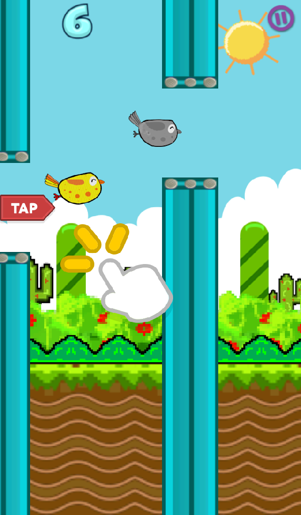 Aplicación Hidden Flappy Birds en Amazon Appstore