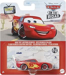 Amazon.com: Disney Pixar Cars Road Trip Lightning McQueen 1:55 Scale : Toys & Games