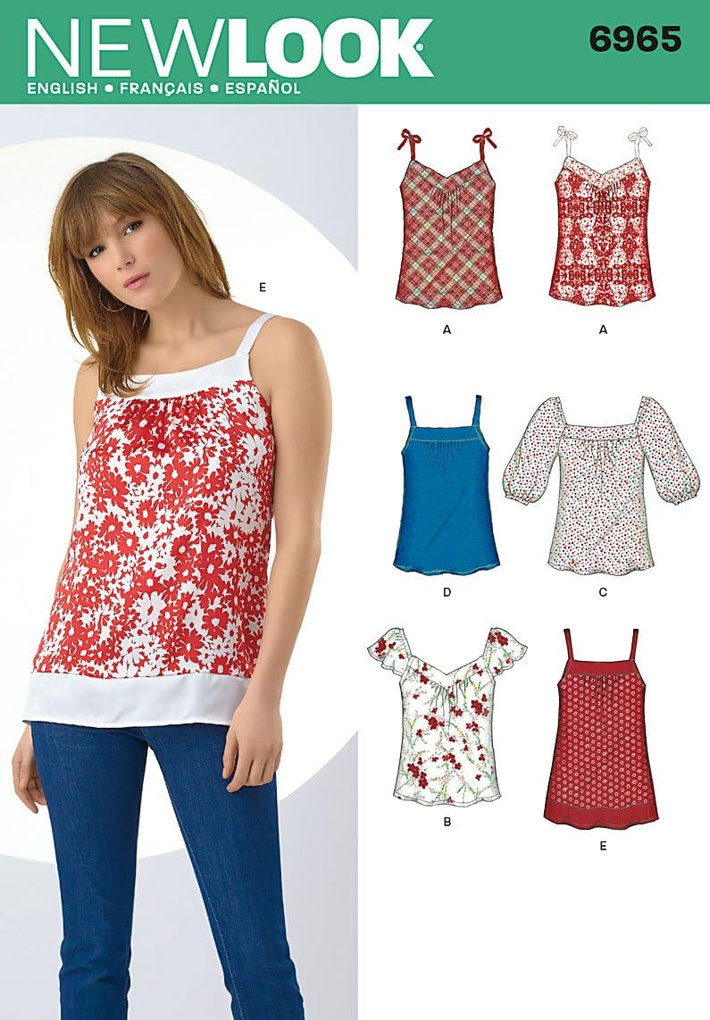 Amazon.com: Simplicity Creative Group, Inc New Look Sewing Pattern 6965 ...