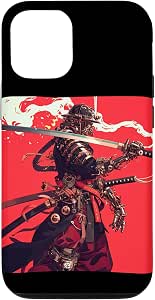 Amazon.com: iPhone 13 steampunk samurai with katana ancient Japanese ...