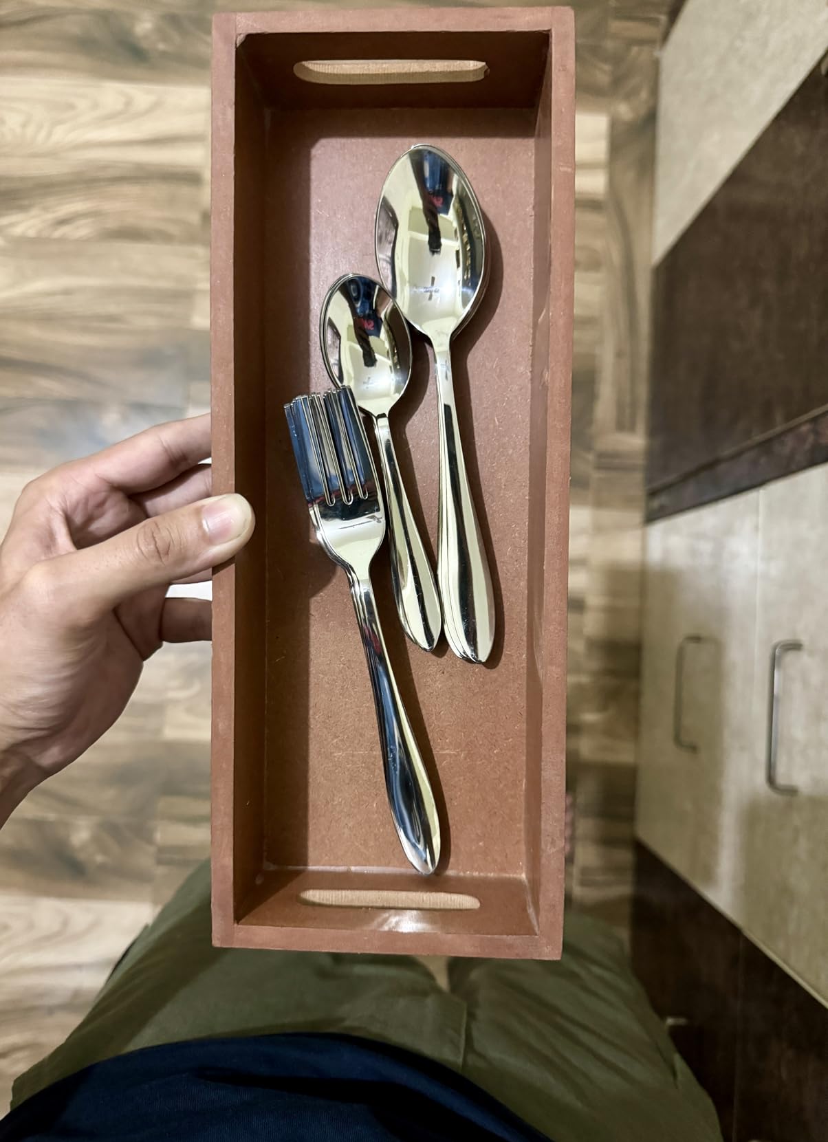 Amazon Brand - Solimo 18 Piece Cutlery Set | 6 Teaspoons, 6 Spoons & 6 ...