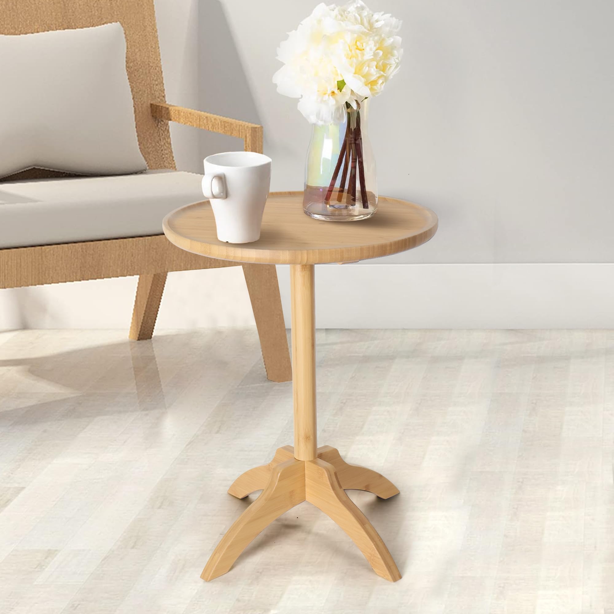 Amazon.com: Oakrain Small Side Table, Drink Table, Martini Table ...