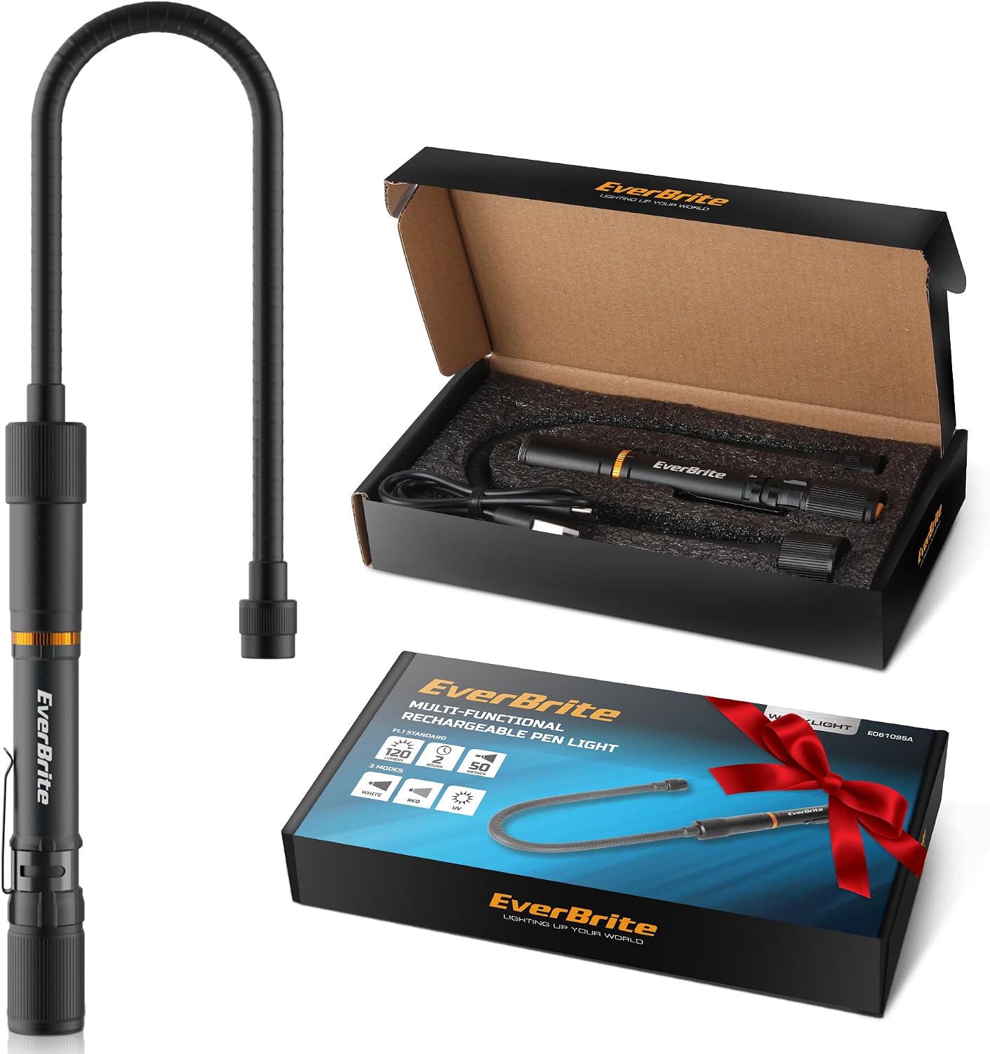 EverBrite Multi-Functional Rechargeable Work Light, Flexible LED ...