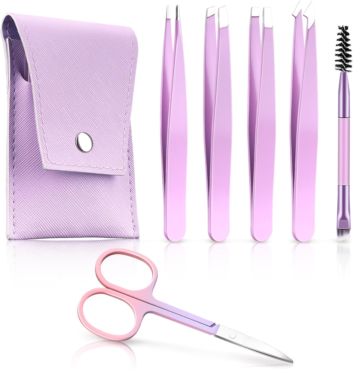 Amazon.com : Tweezer Set, 6 Pcs Tweezers Set for Women, Precision ...