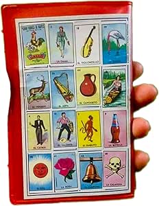 Amazon.com: border merchant Mini Authentic Mexican Loteria Bingo ...