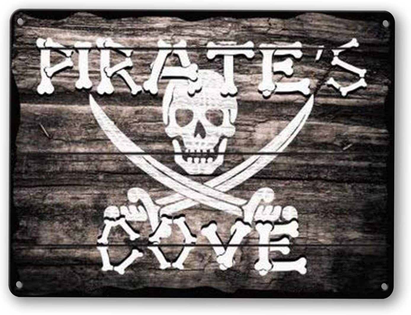 Amazon.com: Pirates Cove Parking Metal Tin Sign 8x12 Inches : Home ...