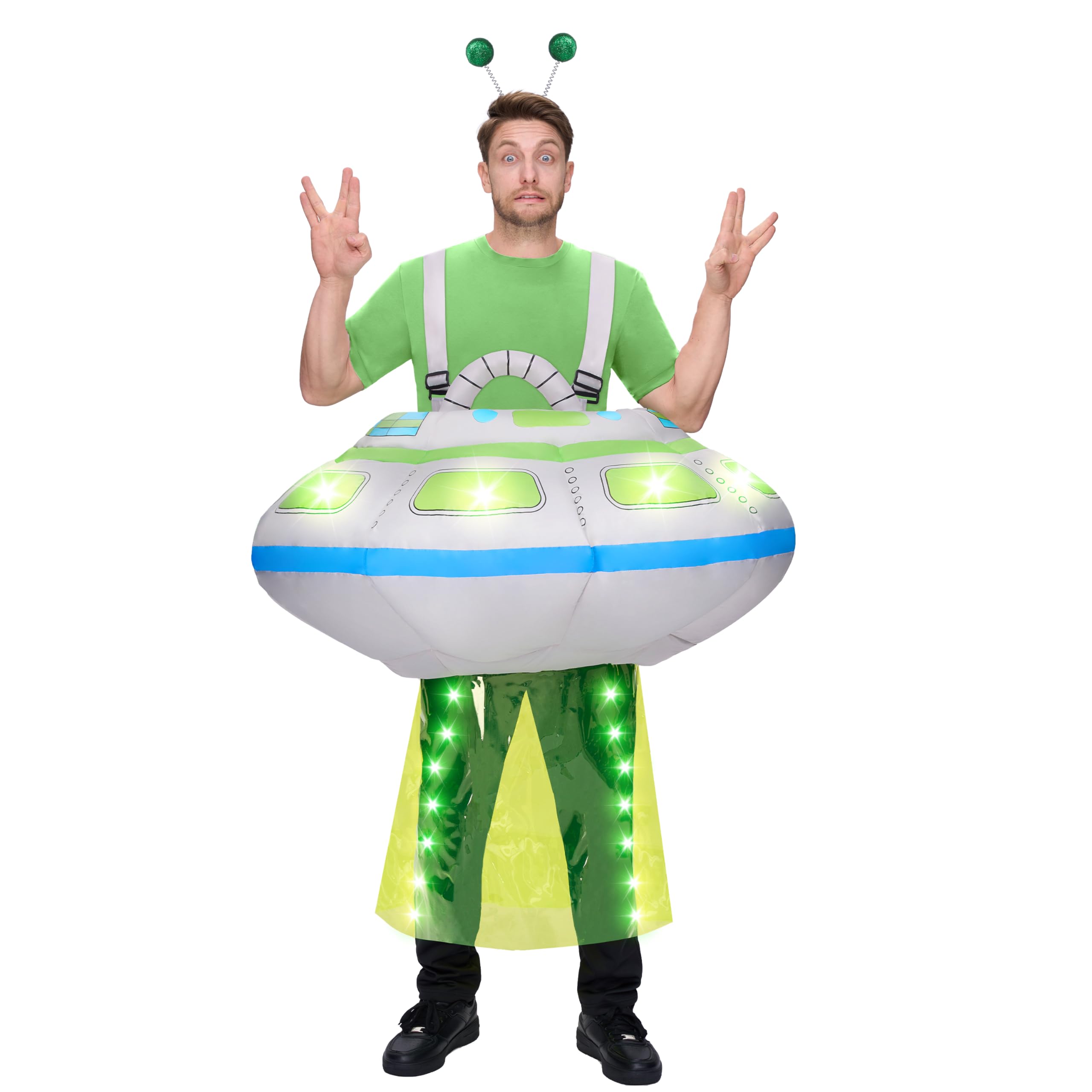 Spooktacular Creations Adult Inflatable Costumes Spaceship Halloween ...