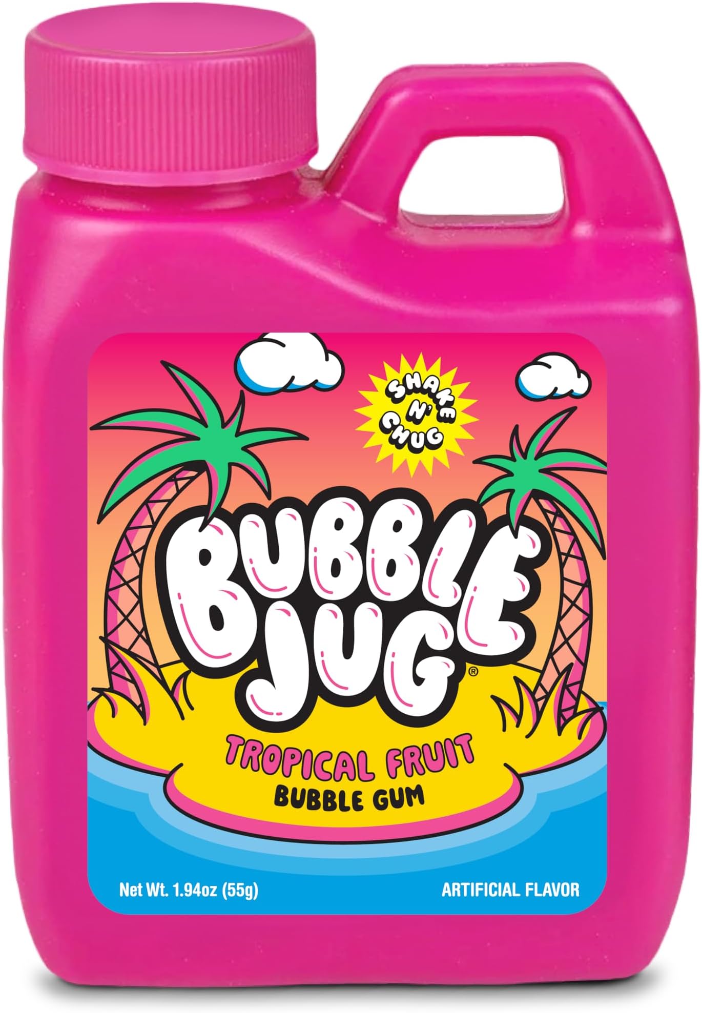 Amazon.com : Bubble Jug | Tropical Fruit Bubble Gum | 90s Candy | Shake ...