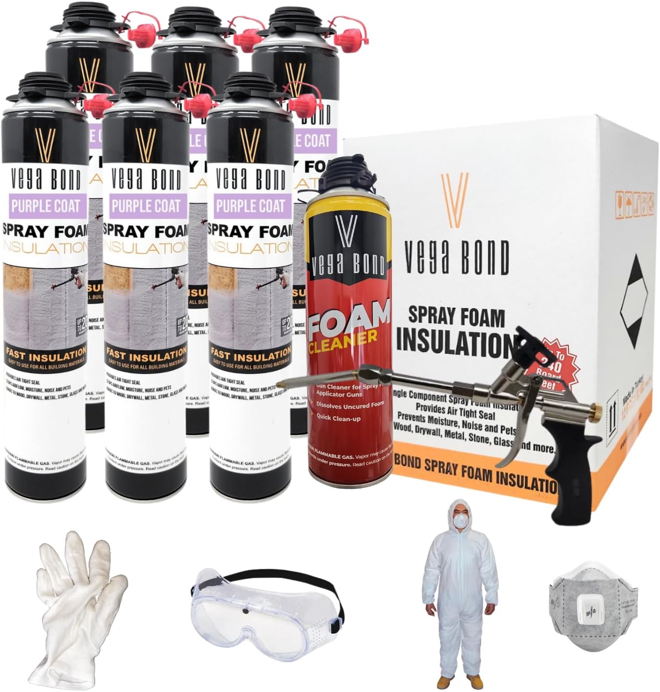 Vega Bond Premium Single Component, Self Expanding, Purplecoat Closed ...