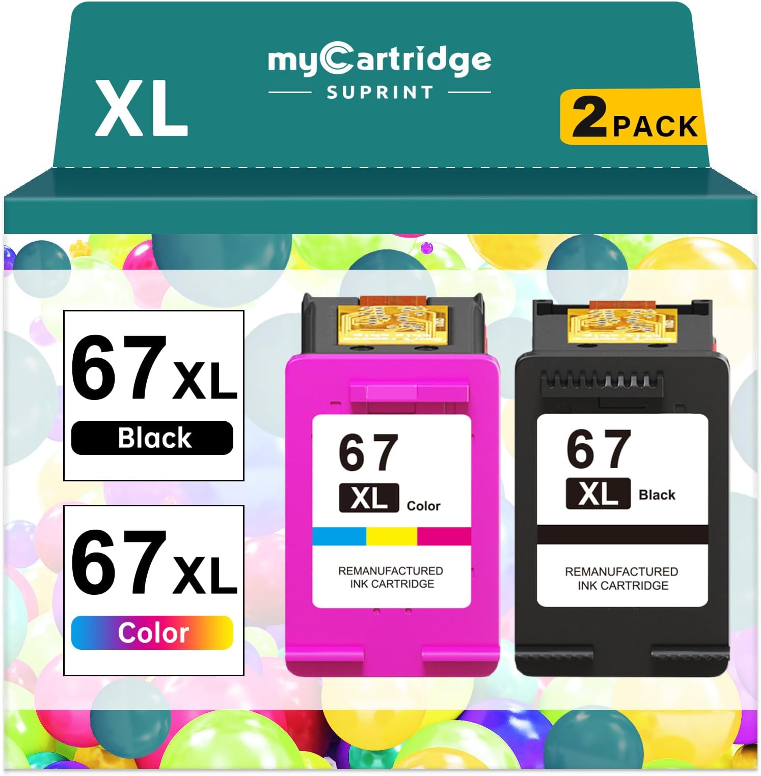 Amazon.com: 67XL Ink Cartridges Combo Pack Replacement for HP Printers ...