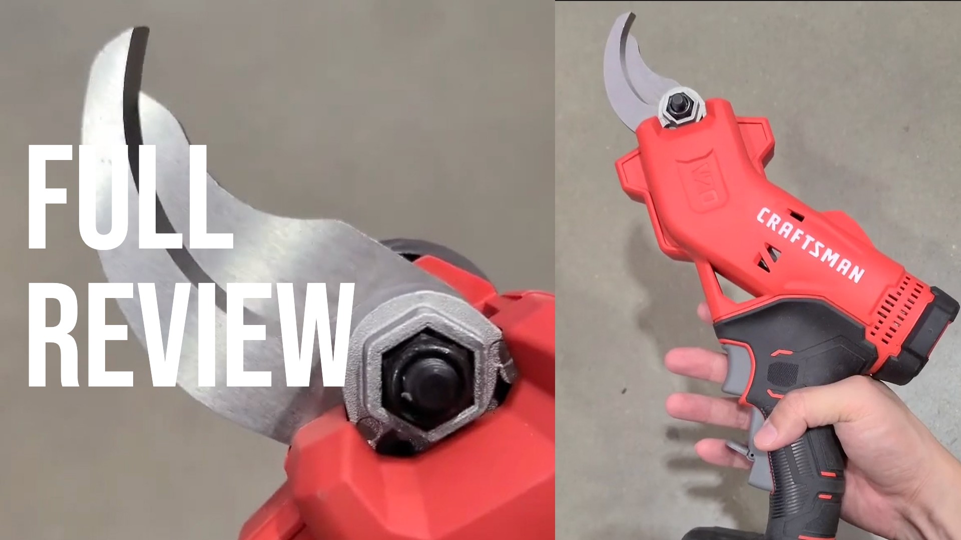 Watch CRAFTSMAN 20V MAX Cordless Electric Pruner - FULL REVIEW on ...