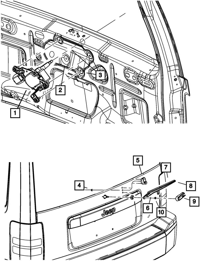 Amazon.com: Mopar 5701 0090AC, Windshield Wiper Motor : Automotive