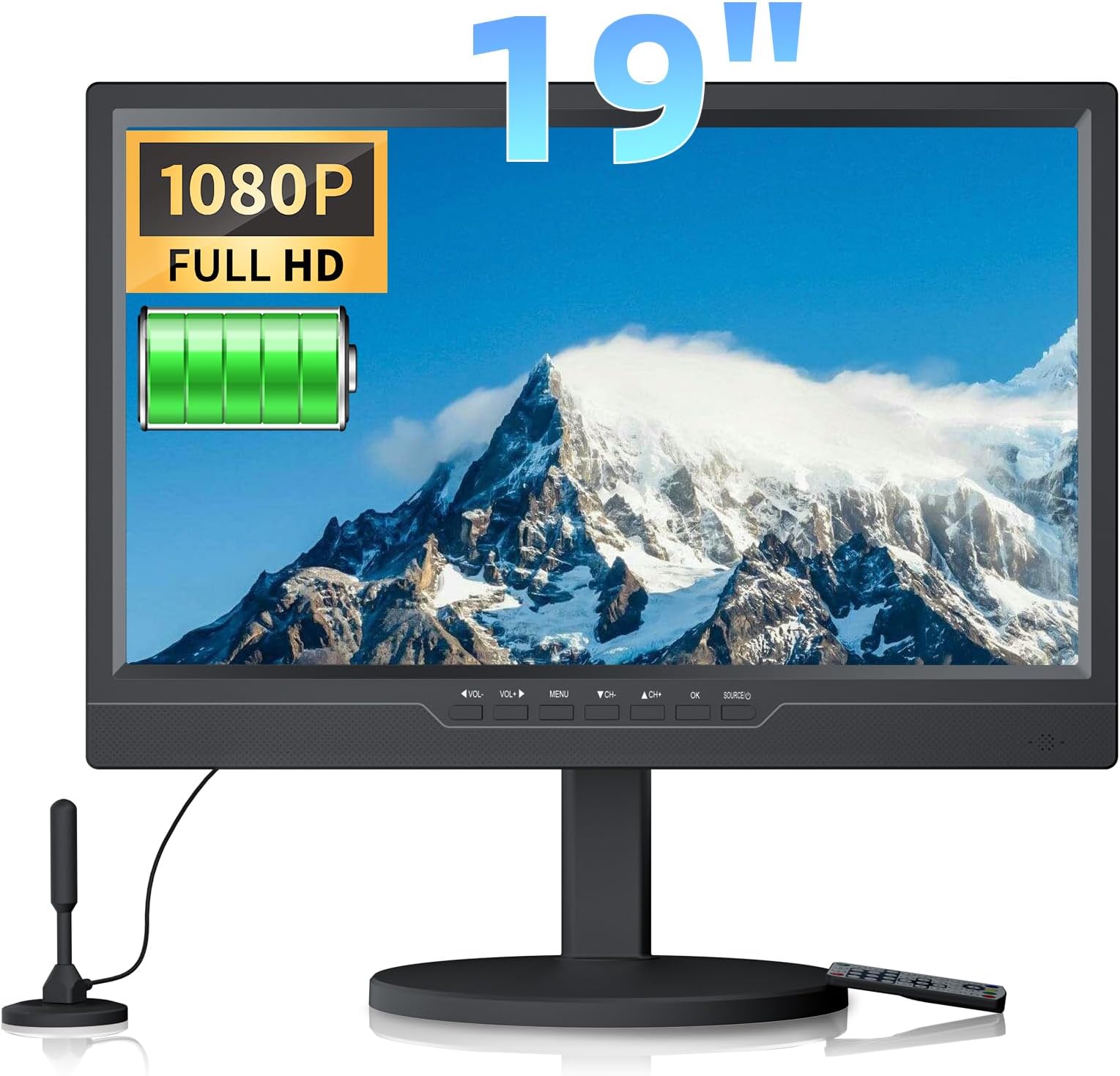 Amazon.com: Trexonic Portable Rechargeable 14 Inch 720p LED TV with ...