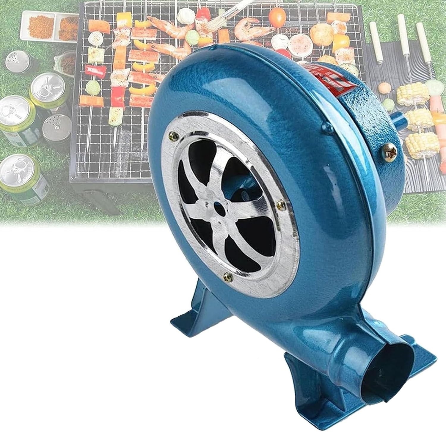 Amazon.com: JOUFNING Hand Crank Blacksmith Forge Blower - Iron Gear ...