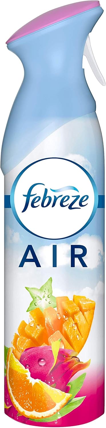 Febreze Air Freshener Spray Fruity Tropics, 300 ml with 2 x Longer ...