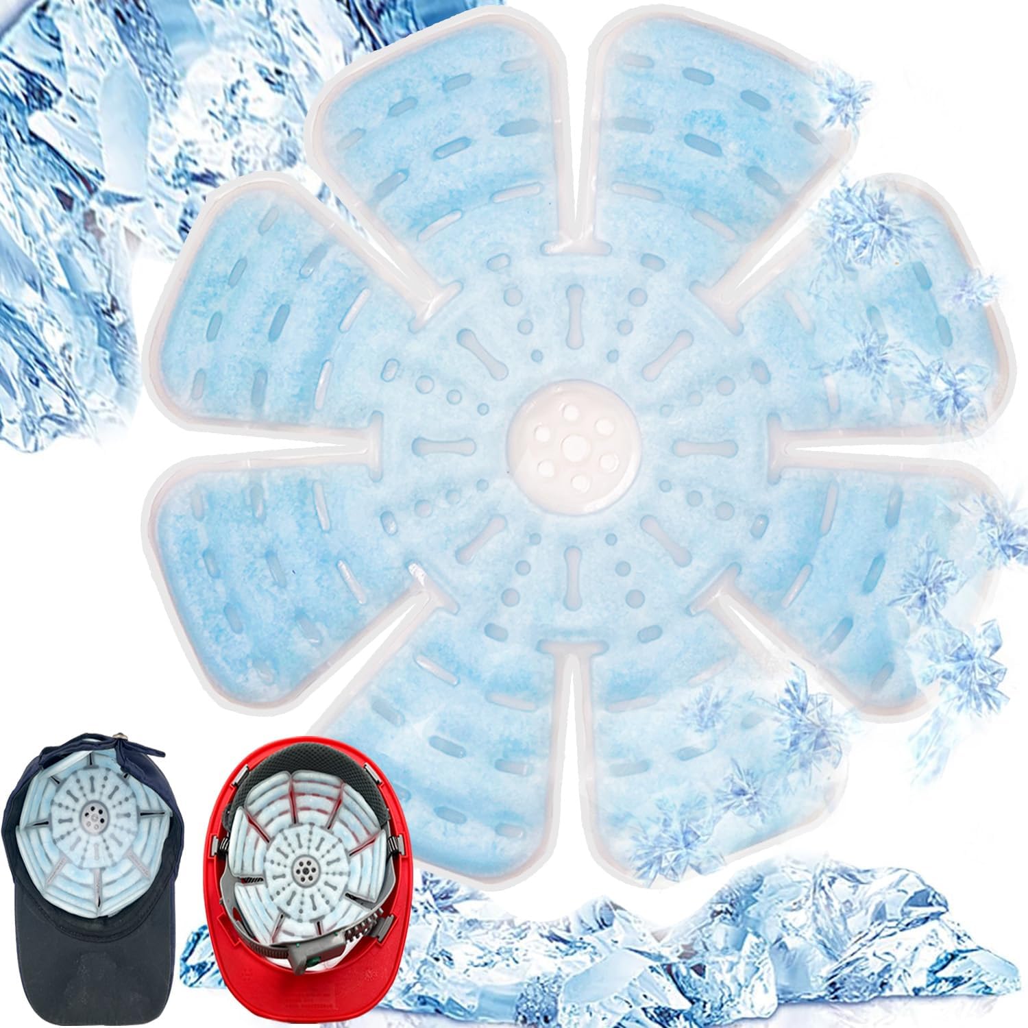 Amazon.com: Hat Ice Pack,Head Ice Pack Head Cool Hard Hat Cooling Heat ...