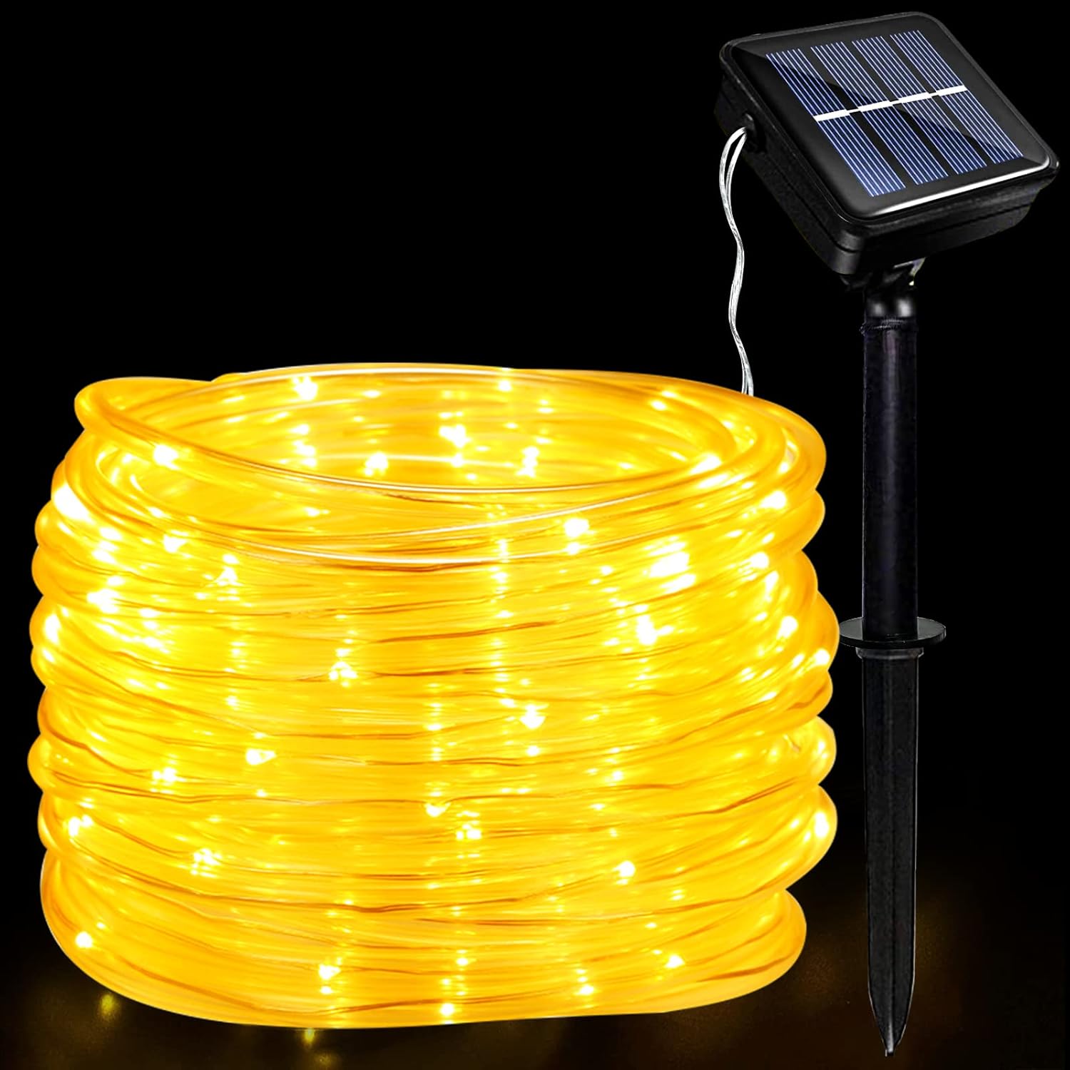 JIMACRO Outdoor LED Rope Lights, IP65 Waterproof 39.4ft 100LED Rope ...