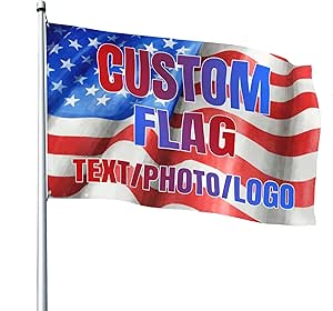 Amazon.com : Custom Flag 3x5 Ft Personalized Flags Make Your Own Flag ...