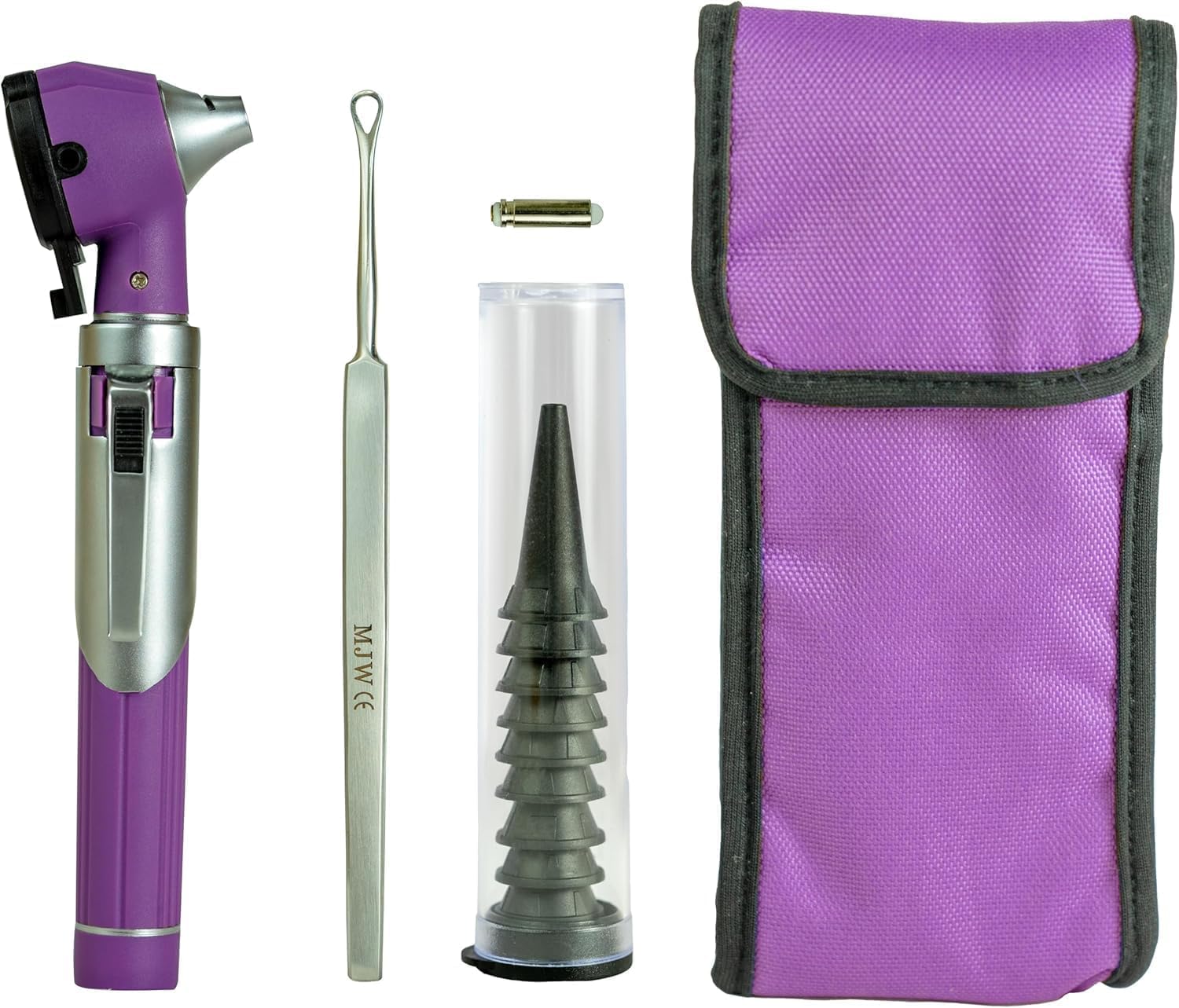 Fiber Optic Mini Otoscope Ear Healthy Tool for Home use with Extra ...