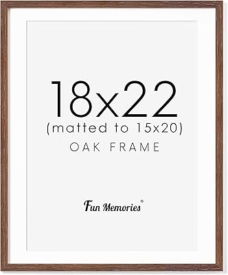 Amazon.com - Fun Memories 18x24 Picture Frame, Solid Wood Picture ...