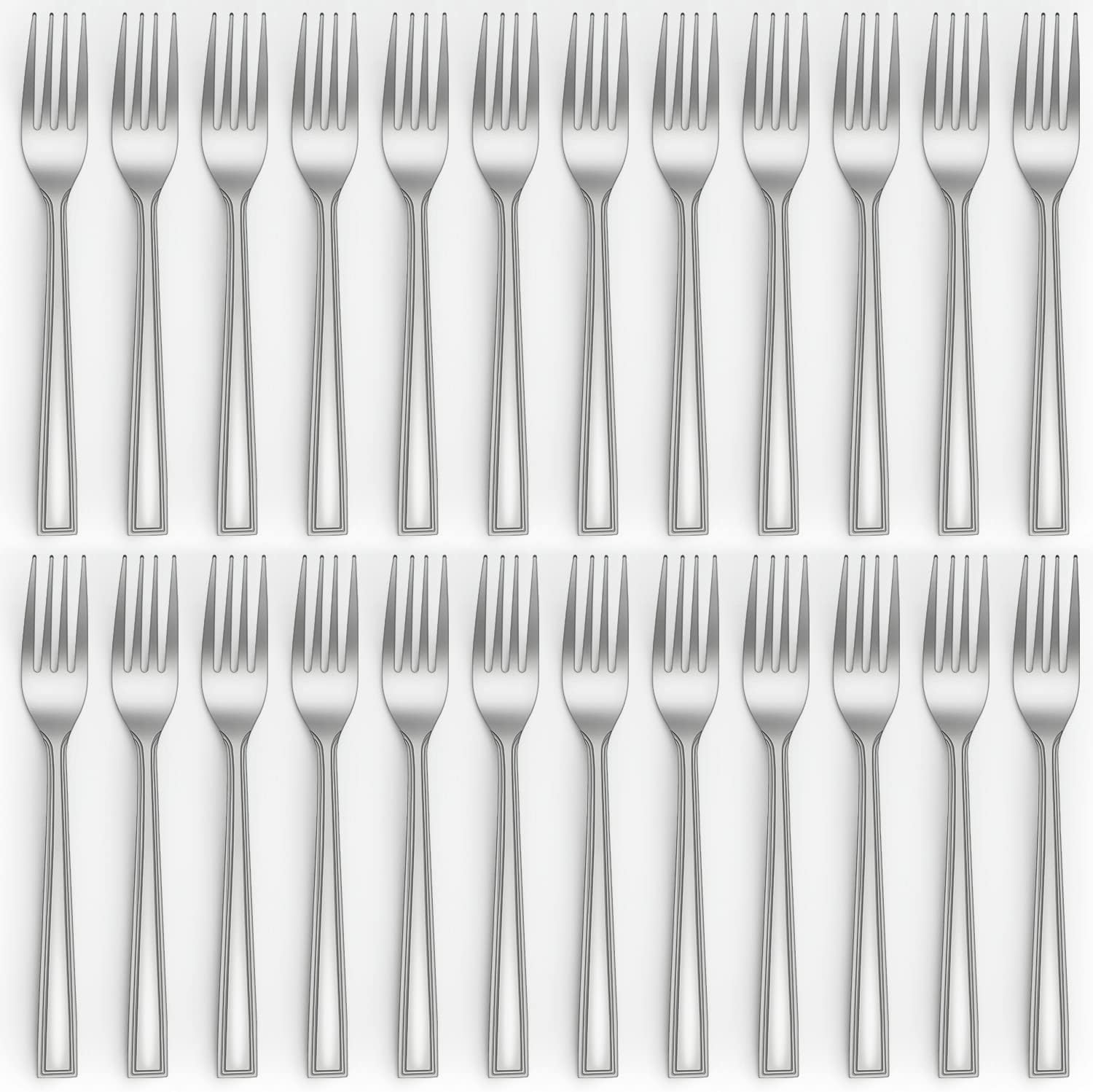 HaWare Large Stainless Steel Dinner Table Forks Set for Home/Kitchen ...
