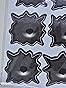 Amazon.com: 3 Sets of Bullet Hole Stickers - Total of 36 Different ...