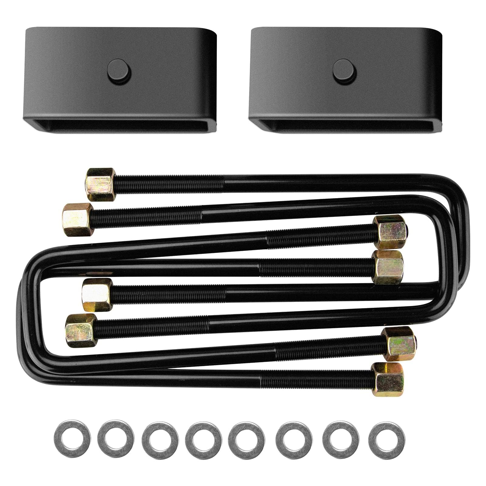 Amazon.com: KAX 1" Leveling Lift Block Kit for 2007-2019 Silverado 1500 ...