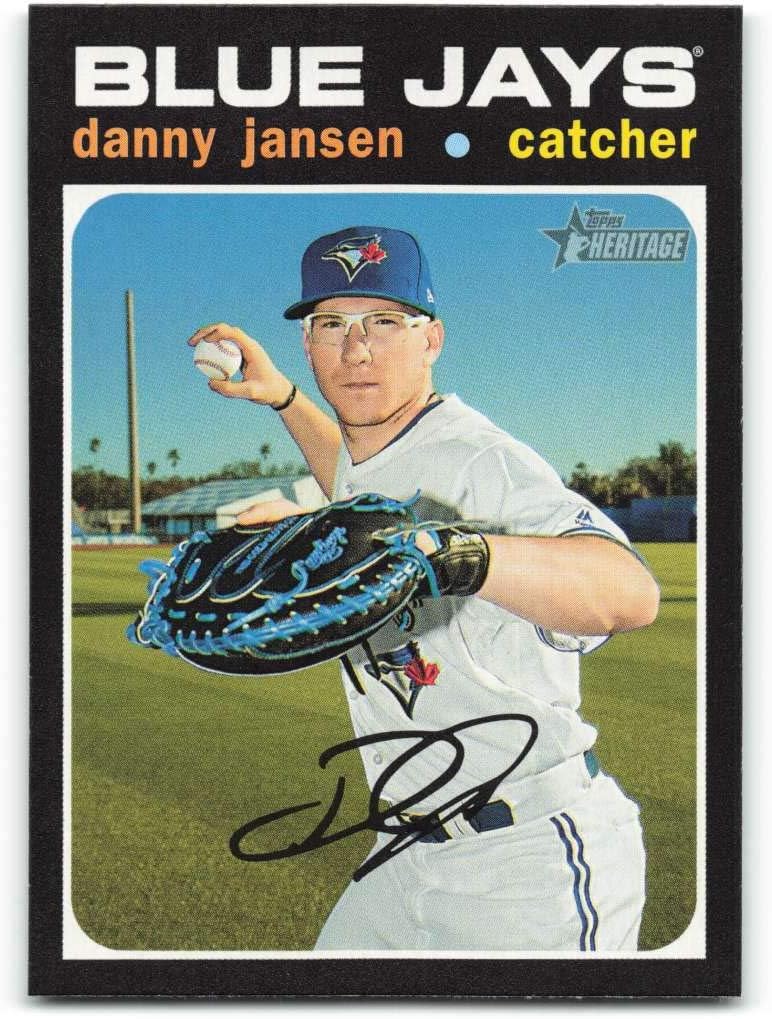 Amazon.com: 2020 Topps Heritage Baseball #219 Danny Jansen Toronto Blue ...