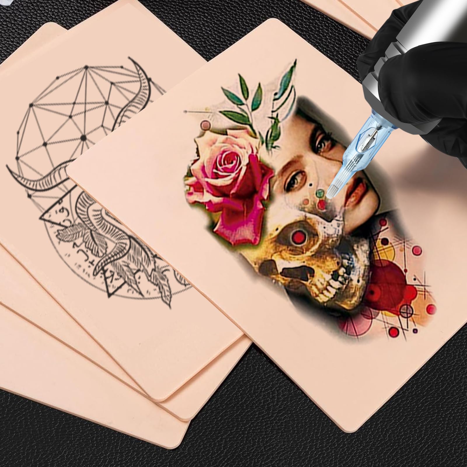 Snapklik.com : Premium Fake Skin Tattoo 3MM - Jconly 6Pcs Thick Tattoo ...