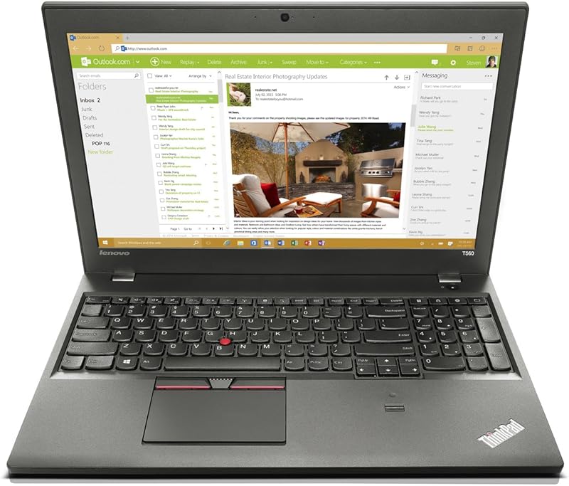 Lenovo Thinkpad Business-Ready Laptop T560 20FH001QUS (15.6", i5-6200U ...