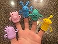Amazon.com: 80 PCS Finger Puppets Toys Cute Monster Finger Puppets Soft ...