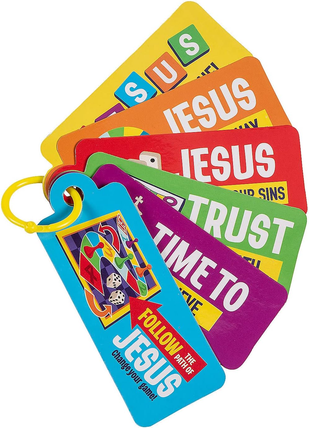 Amazon.com: Fun Express Board Game VBS Verse-a-Day Cards on a Ring ...
